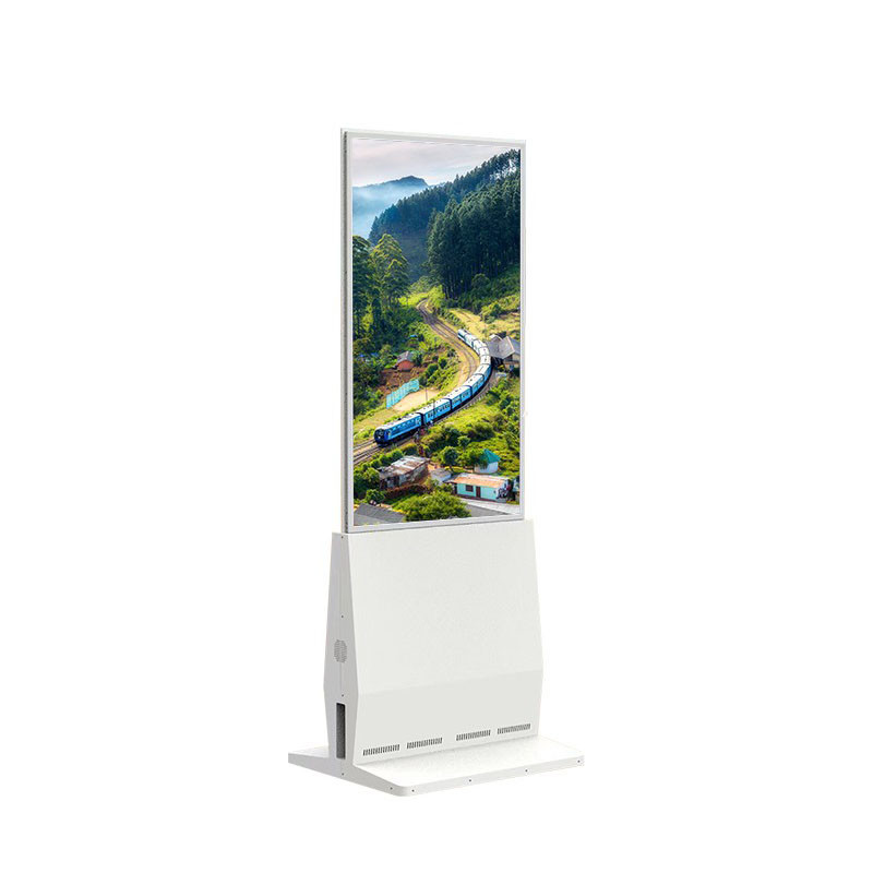 Multi-Touch Standalone Transparent Signage Display Commercial Clear ...